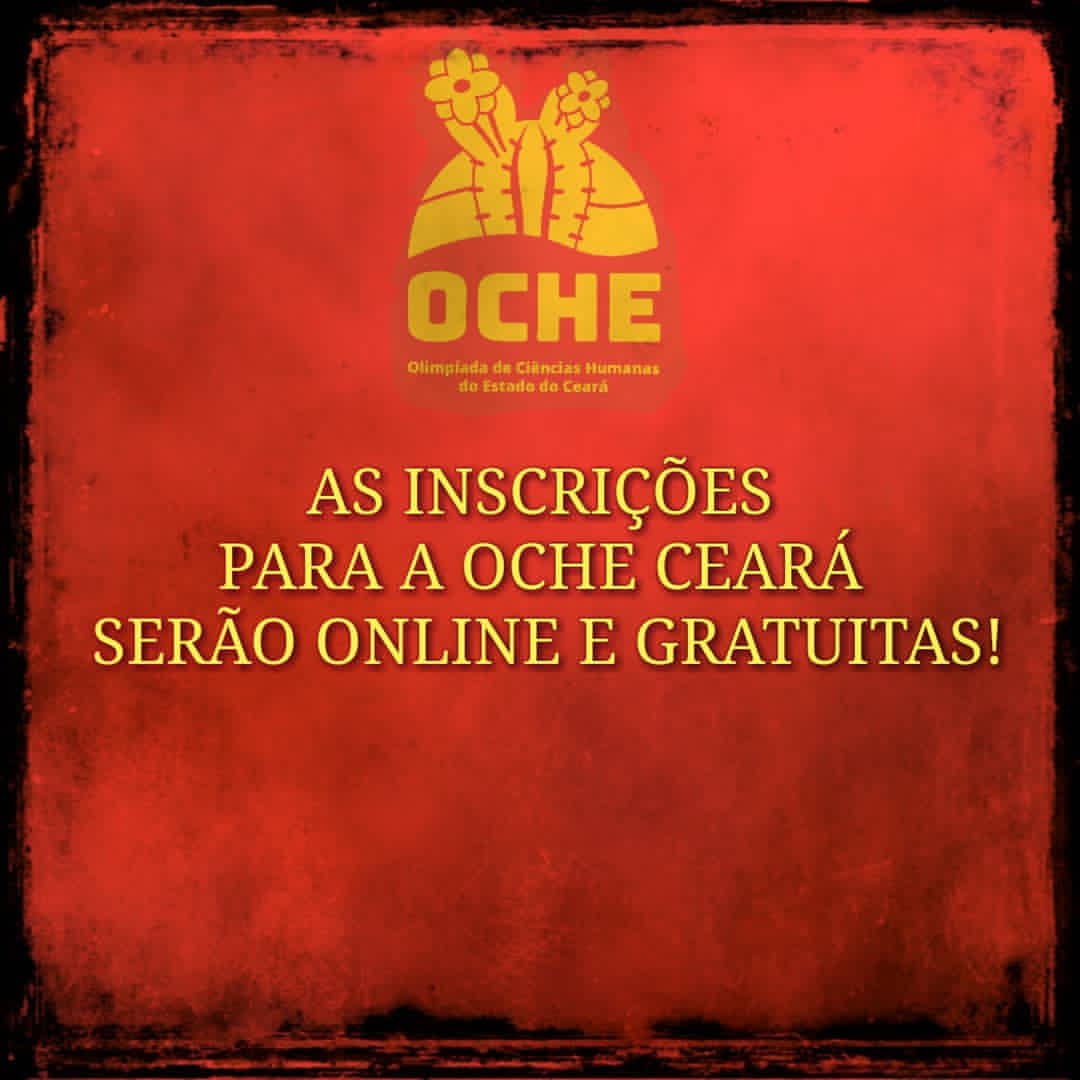 IFCE realizará a Olimpíada de Ciências Humanas do Estado do Ceará - OCHE Ceará. - Coordenadoria ...